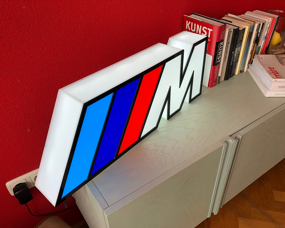 BMW M-Sport 80's sign – YSO Signage, Lighting & design